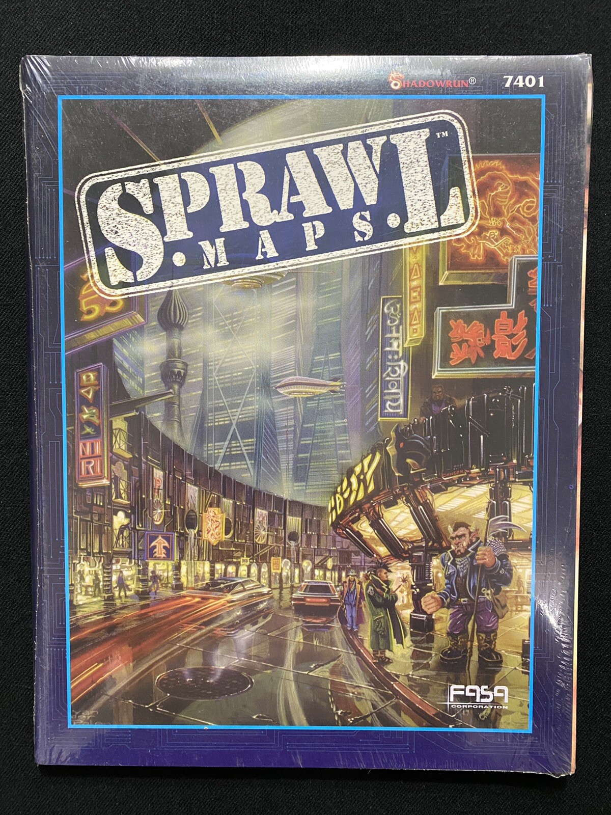 Shadowrun Second Edition Sprawl Maps FASA #7401 New | eBay
