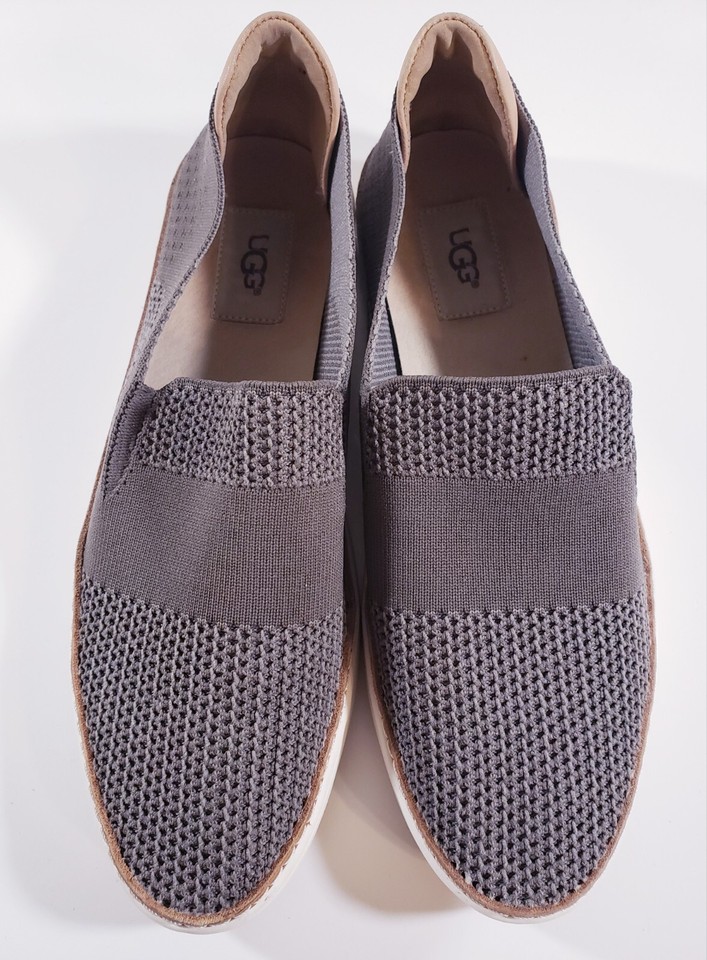 UGG Sammy Gray Hyperweave Slip On Sneakers Shoes Comfort Flat Women's ...