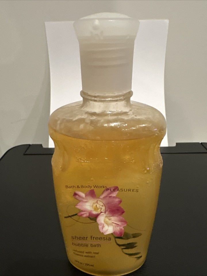 Bath and Body Works Sheer Freesia Bubbles Bath 10oz | eBay