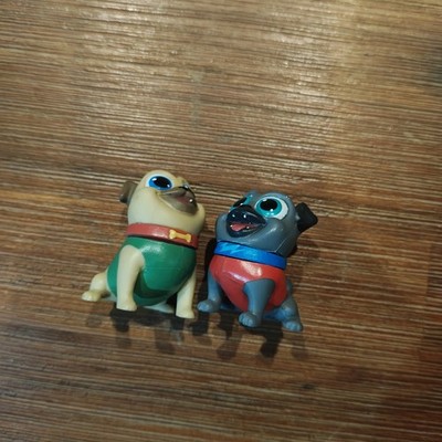 Set of 2 Puppy Dog Pals Rolly Pug Surprise Action Talking Toy Disney ...