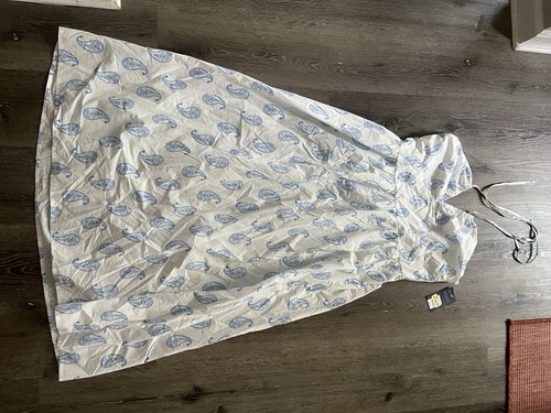 Women's Maxi Halter A-Line Dress - Universal Thread White Paisley L | eBay