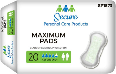 1 box Bladder Control Protection SP1573 Maximum Pads 180 pads total | eBay