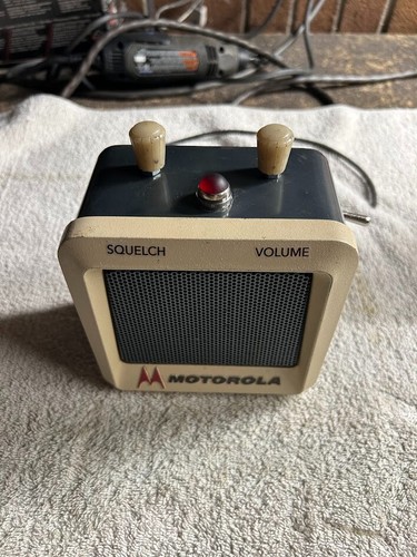 Vintage Motorola Motorcycle Police 2 way Radio (Reproduction) | eBay