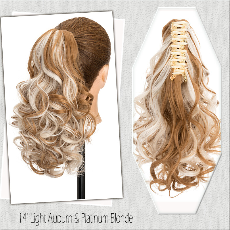 Highlight Thick Real Claw Ponytail Clip In Hair Extensions Pony Tail As ...