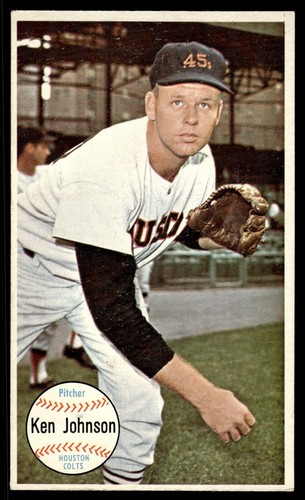 1964 Topps Giants Baseball #2 Ken Johnson EX | eBay