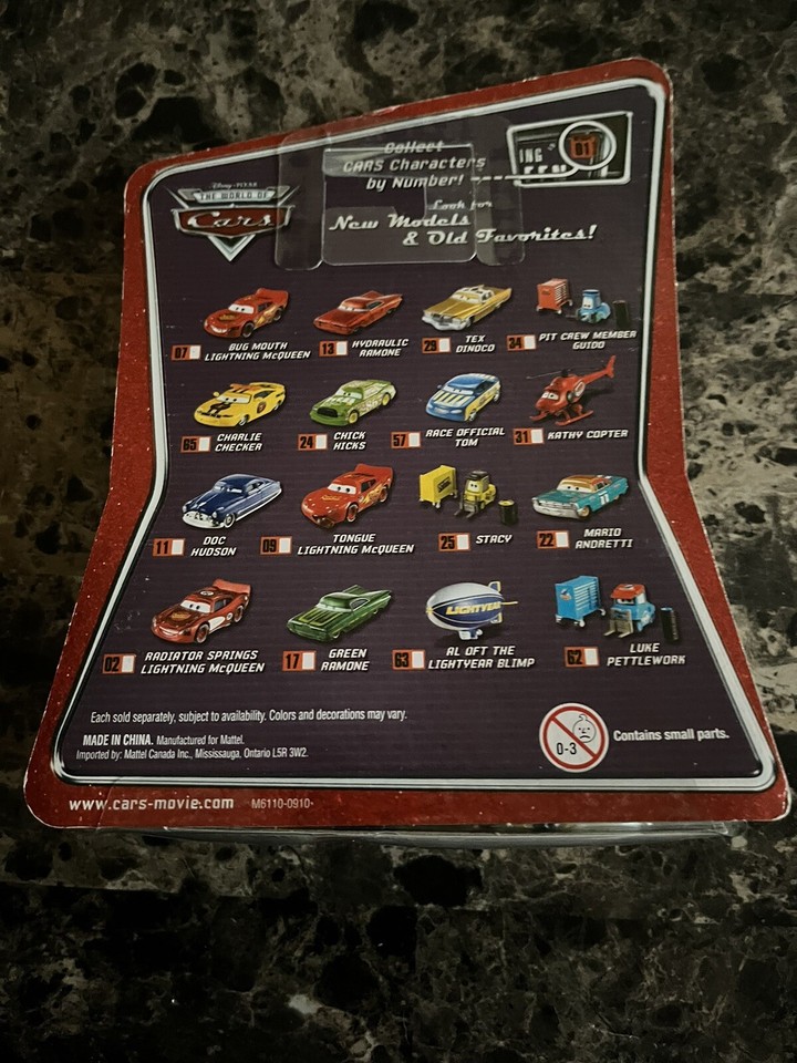 209 Disney Pixar World of Cars Stacy #25 M6110 | eBay