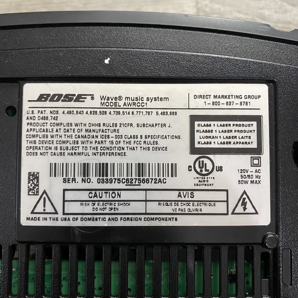 Bose Wave Music System CD/Radio/Aux/Alarm With Remote - CD Not Working ...