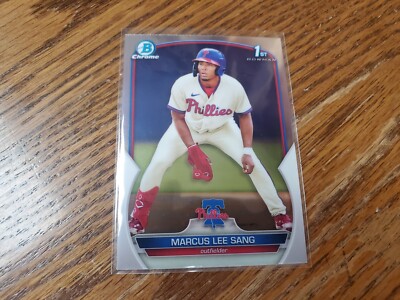 2023 Bowman Chrome Marcus Lee Sang #BCP-126 1st Bowman Philadelphia ...