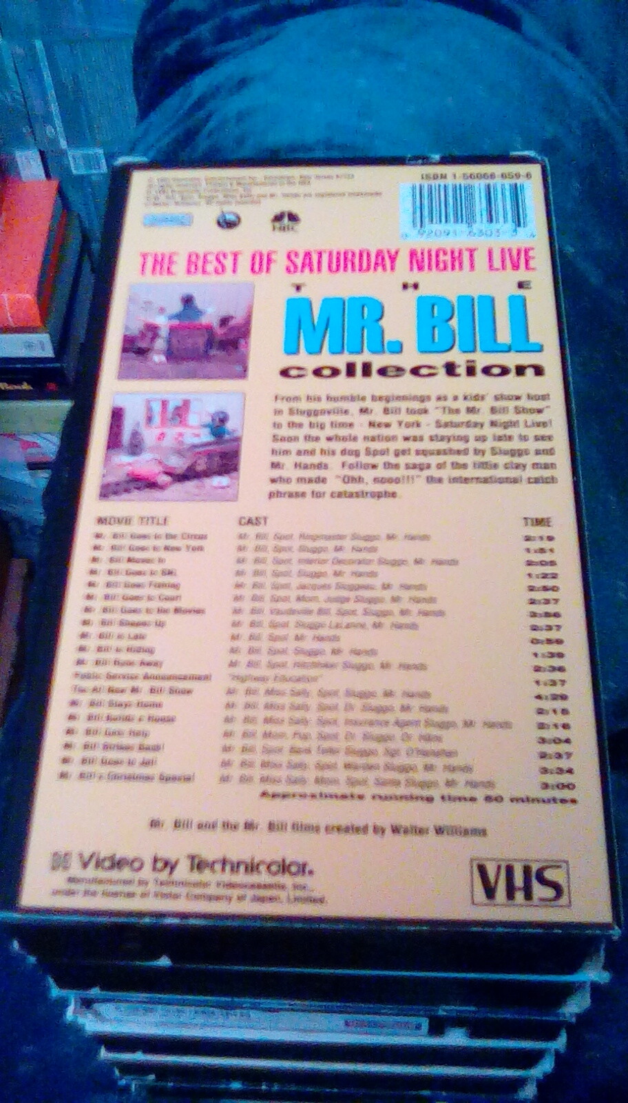 The Mr. Bill Collection - Best of Saturday Night Live VHS Sluggo Spot ...