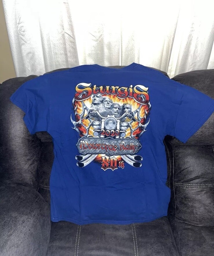 Royal Blue Sturgis 80th Motorcycle Rally 2020 Tshirt … - Gem