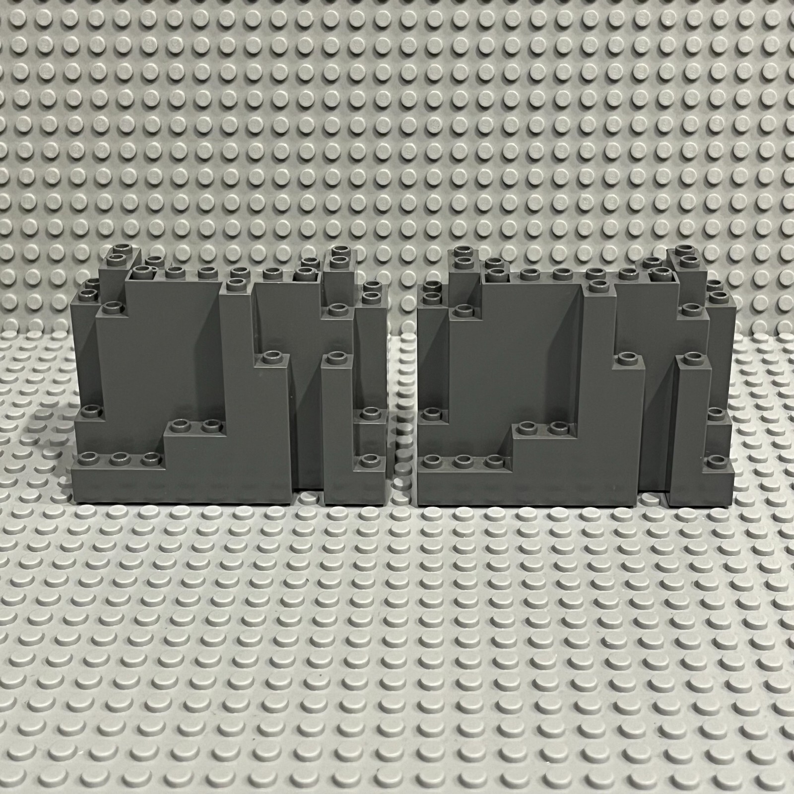 LEGO 6082 Dark Bluish Gray BURP Rock Panel 4x10x6 Rectangular (Lot of 2 ...