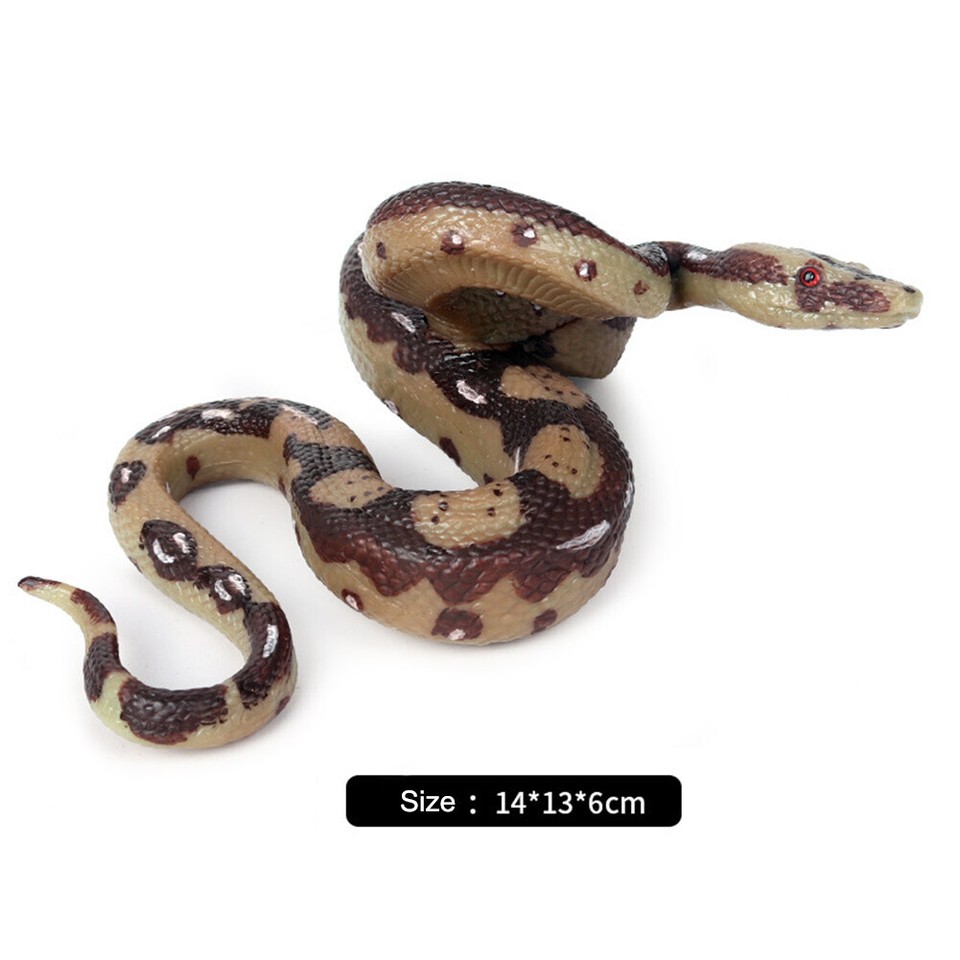 Realistic Fake Snake Plastic Snakes To Keep Birds Away Eyes Aldult Toy ...