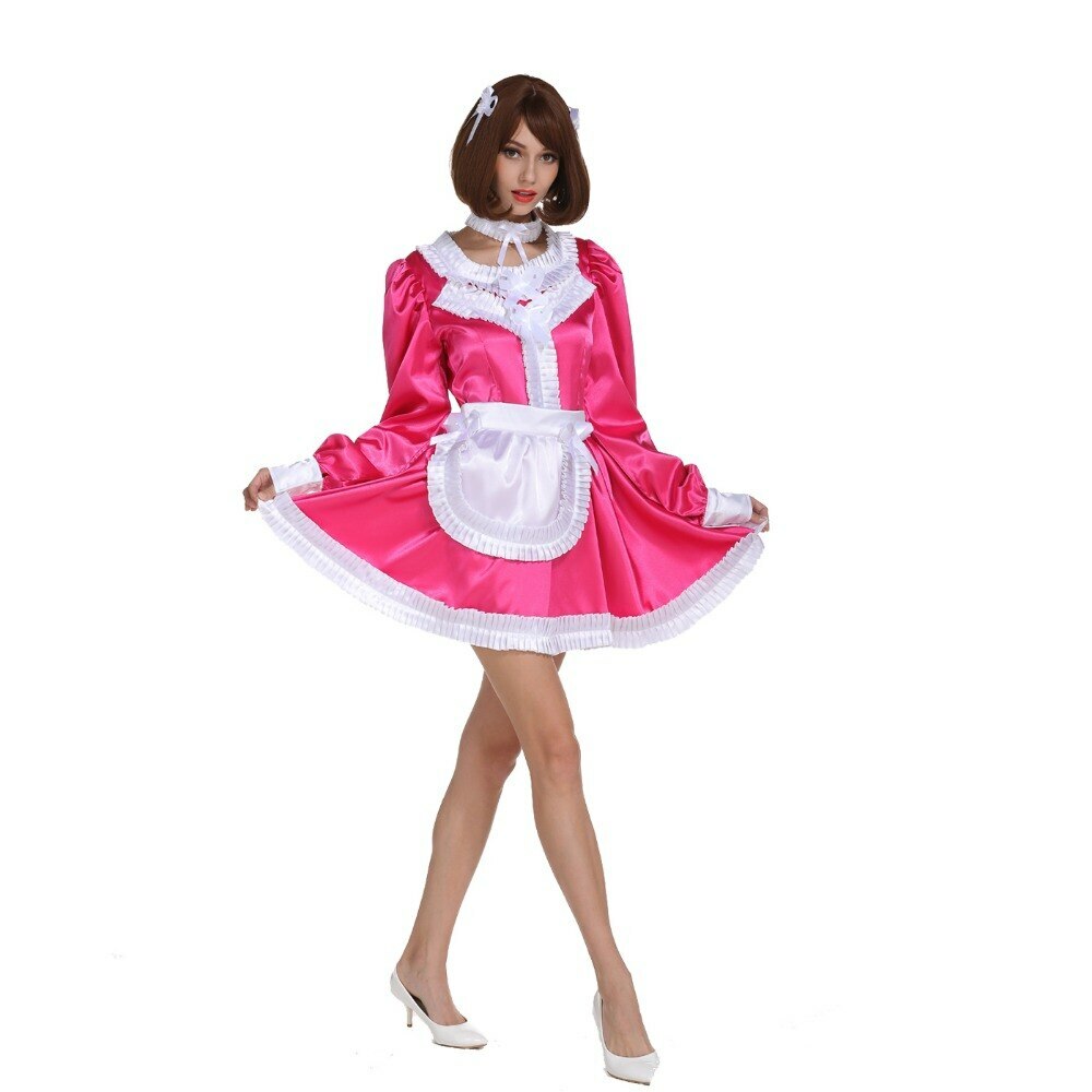 Girly Maid Lockable Frilly Dress Cosplay Costume tailor-made | eBay