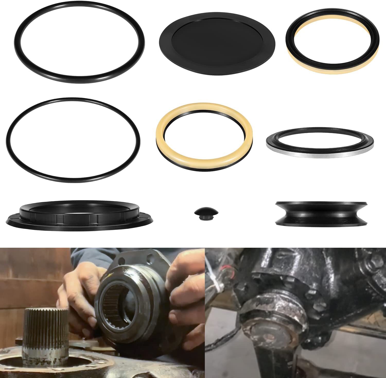 Sector Shaft Seal Kit For M90 M100 Power Steering Gears Replacement ...