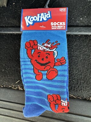 Kool-Aid Man Odd Sox Novelty Crazy Socks Mens Size 6-12 Crew | eBay