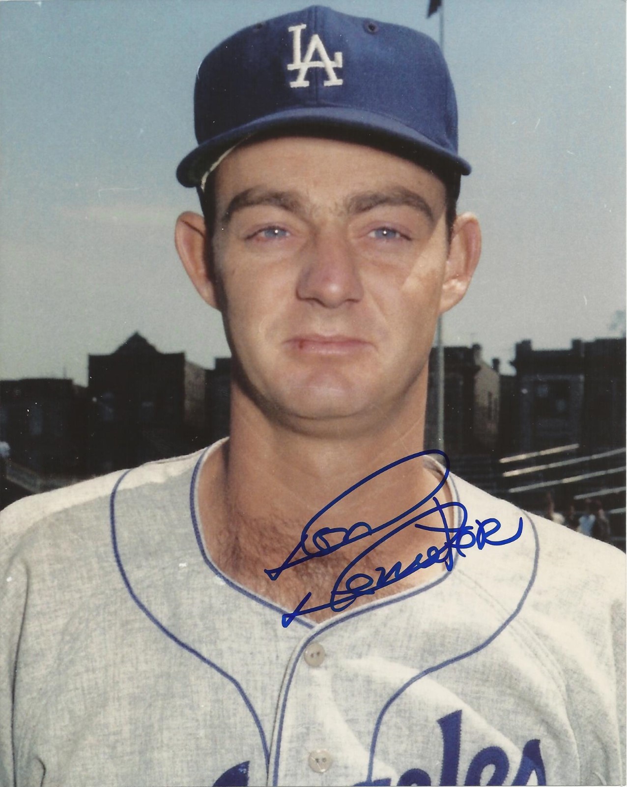 Don Demeter 1958-1961 Los Angeles Dodgers at Wrigley Field Signed 8x10 ...