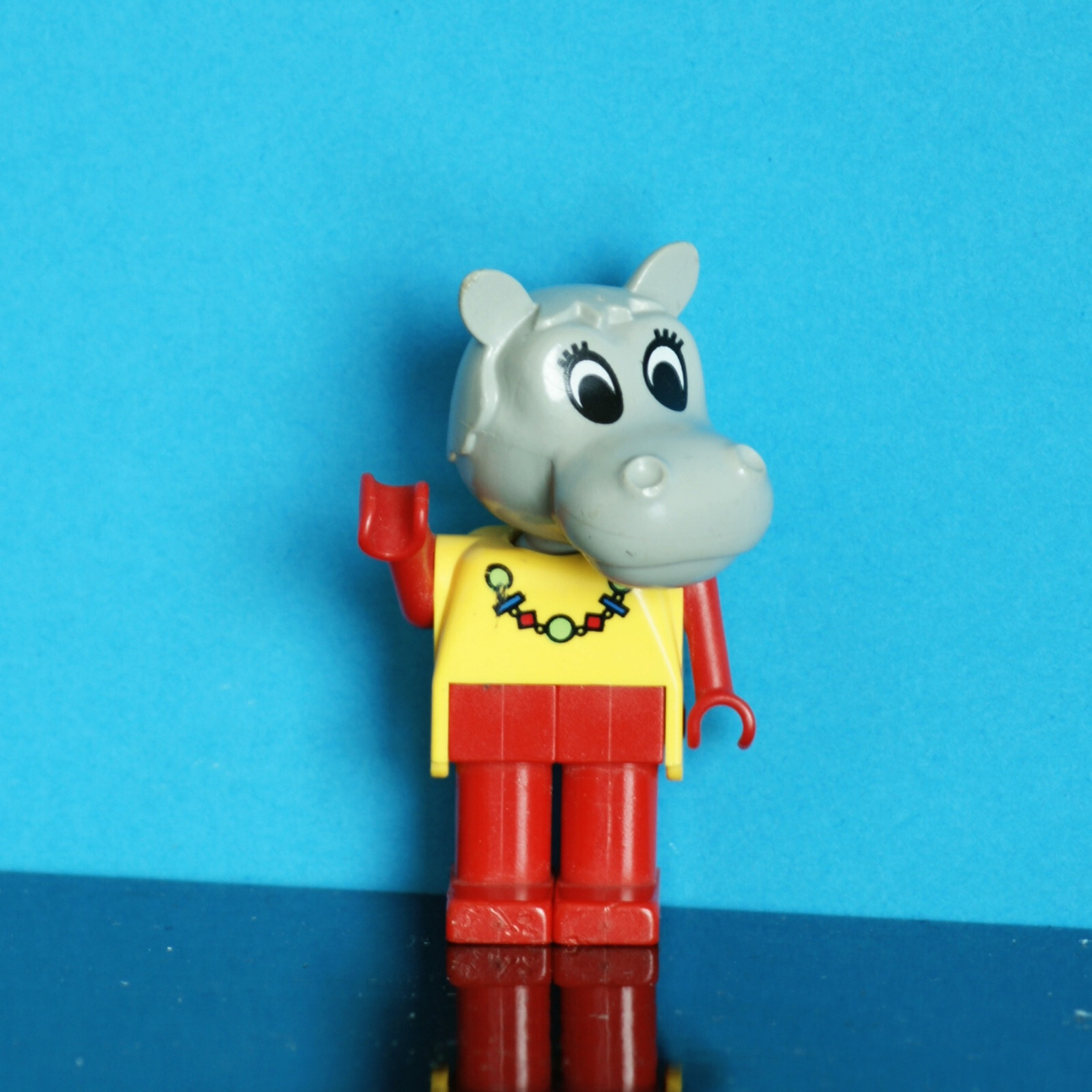 Lego Fabuland fab6f - Figure Hippo 2 with Necklace Print, Minifigure ...