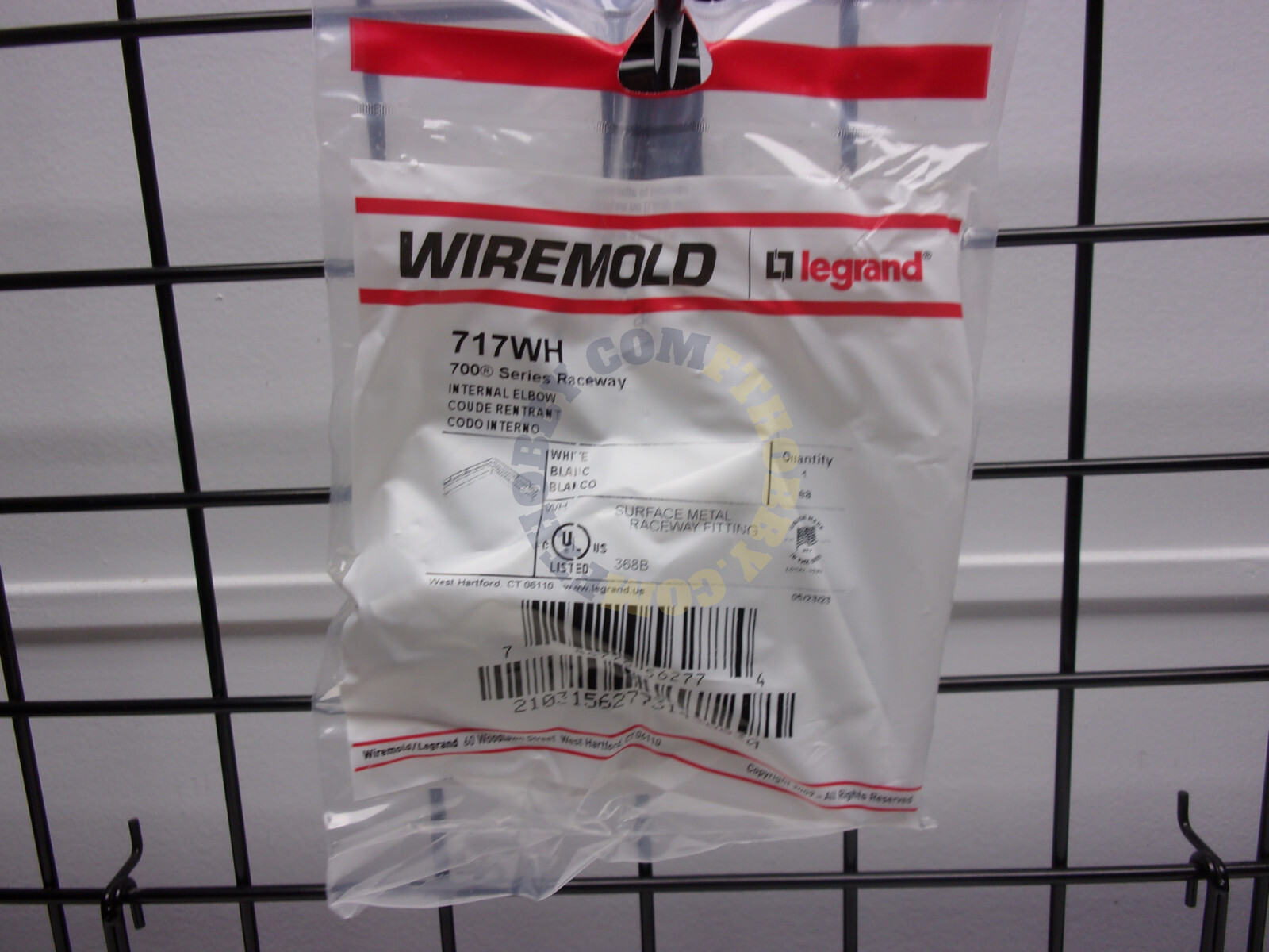 Wiremold 700 Internal Elbow Fitting - 717WH | eBay