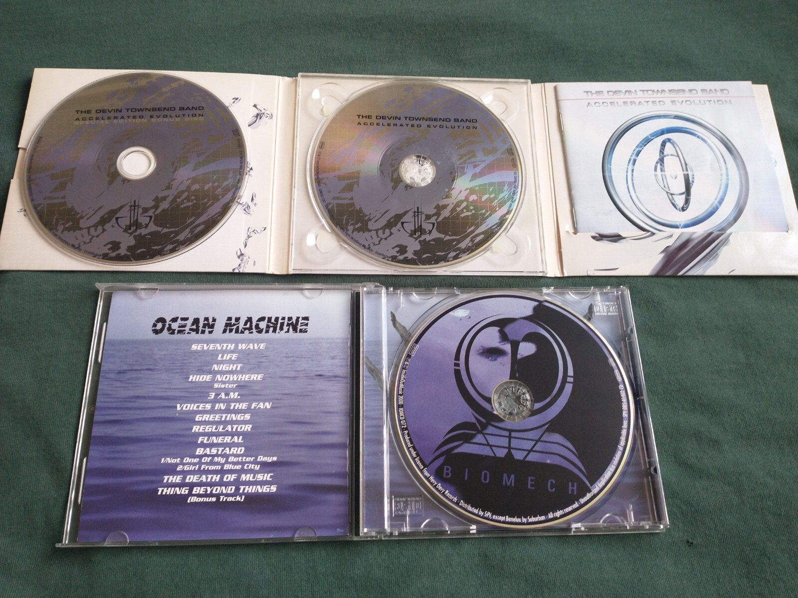 Devin Townsend CD Lot of 2 Ocean Machine Biomech + Accelerated ...