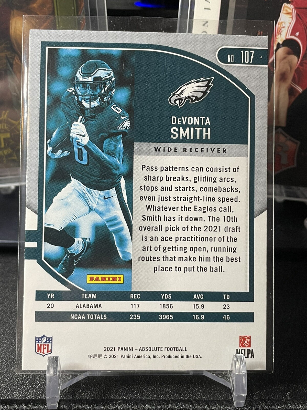 2021 Panini Absolute DeVonta Smith #107 RC Philadelphia Eagles | eBay