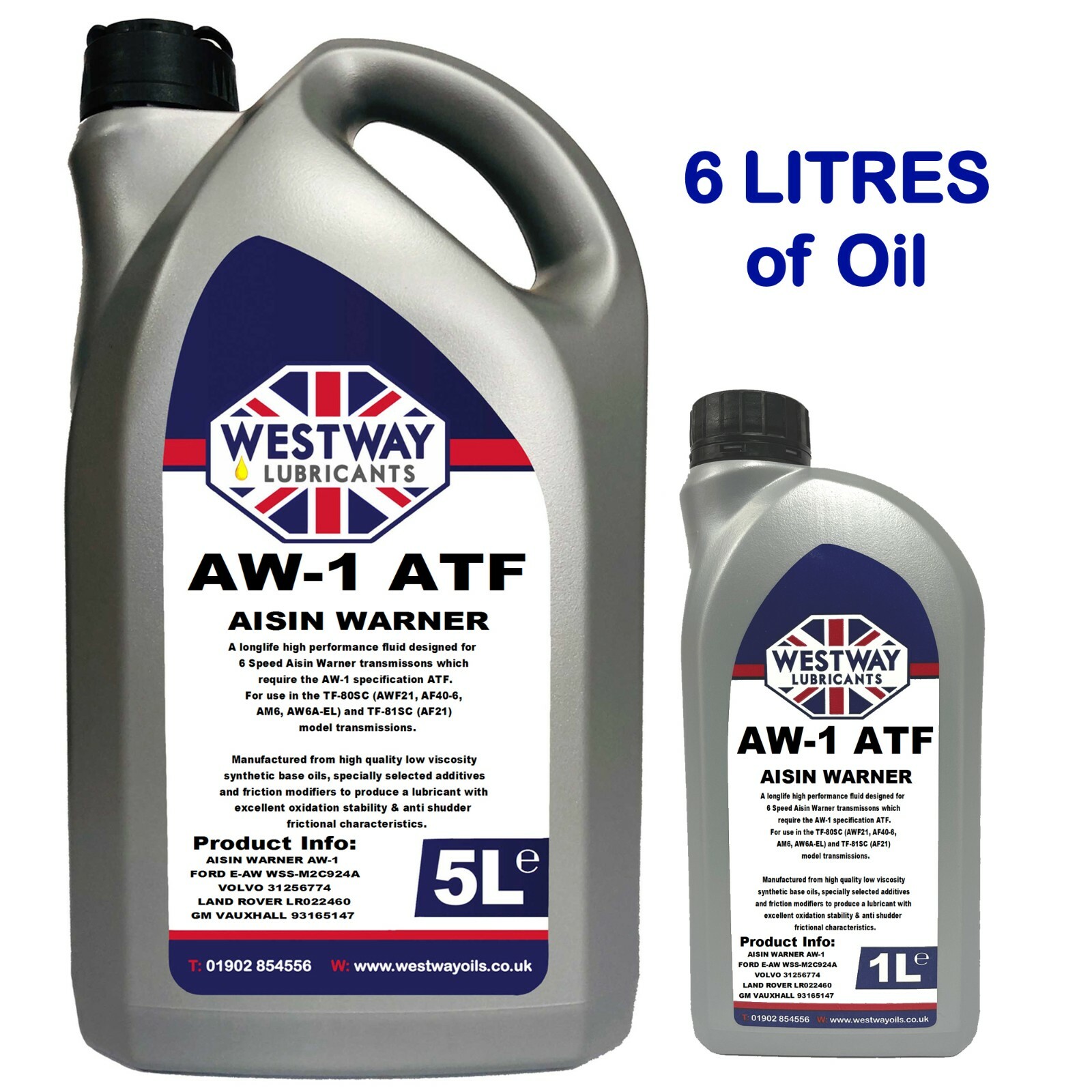 ATF AW-1 for Aisin Warner 1L 2L 5L 7L 8L 9L 10L WSS-M2C924A LR022460 ...