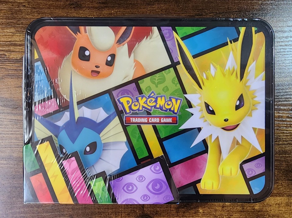 Pokemon Eevee Treasure Chest 2021 Eeveelution Collectible Lunchbox Tin ...