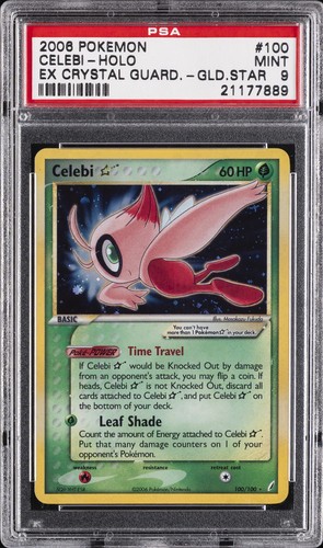2006 POKEMON EX CRYSTAL GUARDIANS GOLD STAR #100 CELEBI-HOLO PSA 9 | eBay