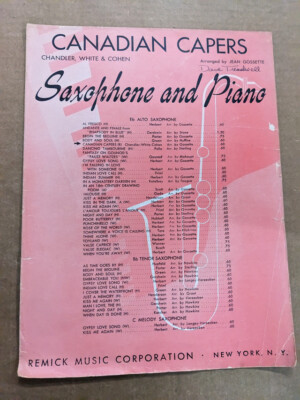 sheet music canadian capers magazine M365 | eBay