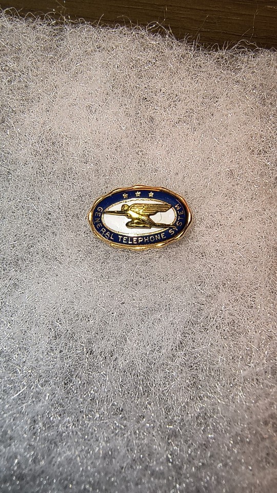 Vintage 10k Gold General Telephone System Service Pin | eBay