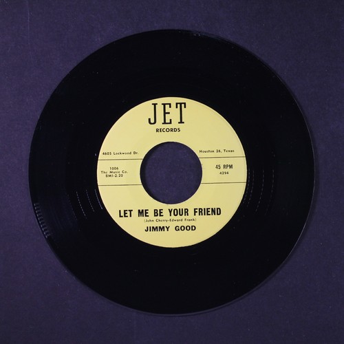 JIMMY GOOD: watch dog / let me be your friend JET 7" Single 45 RPM | eBay