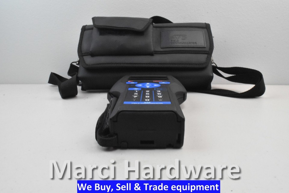 Emerson HART 475 Field Communicator Hart Silver Edition V3.1 NO Charger ...