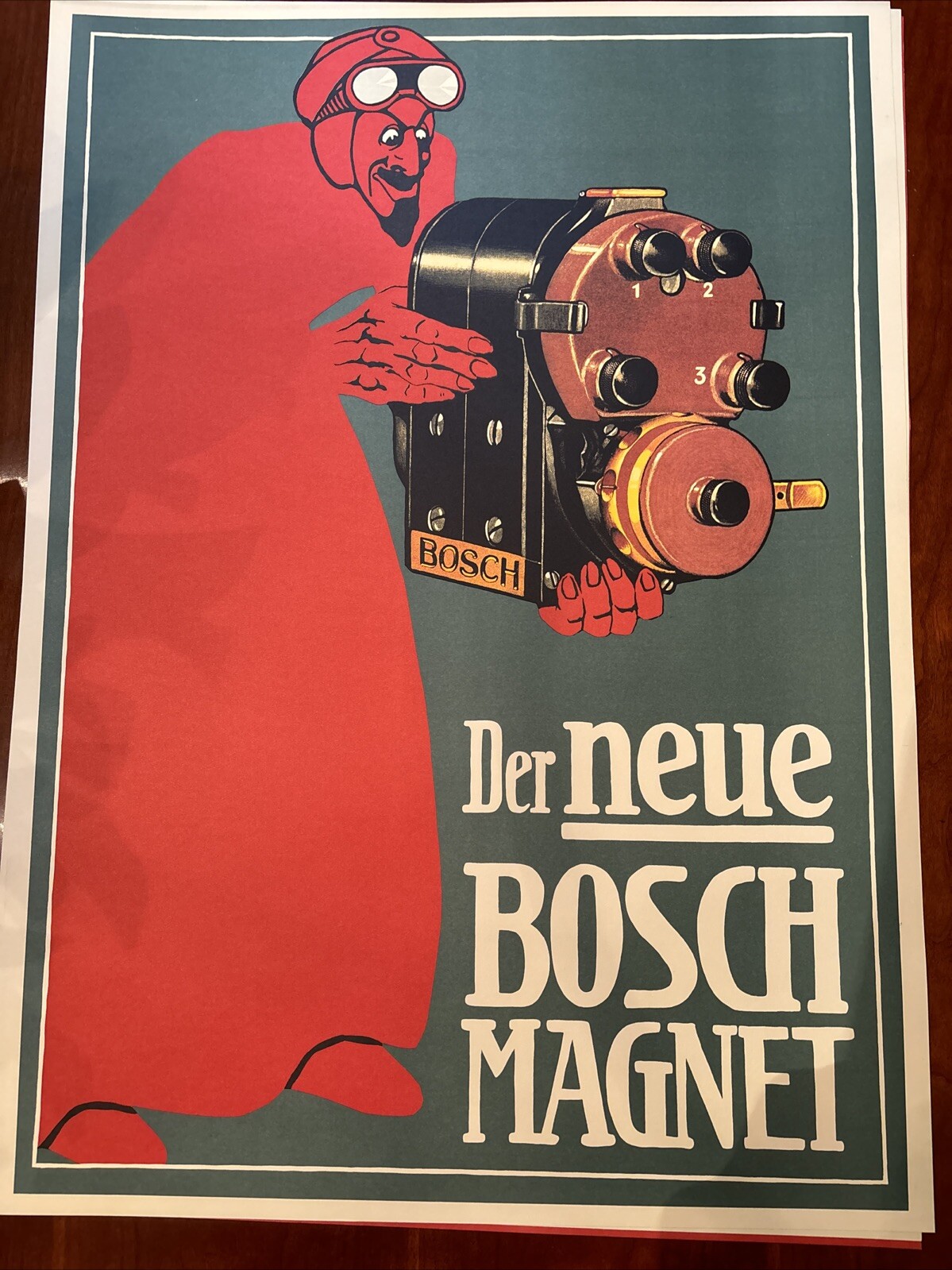Rare Vintage Robert Bosch Stuttgart Poster 26x18 3/4 | eBay