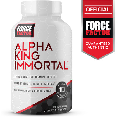 Force Factor Alpha King Immortal, Strongest Testosterone Booster ...