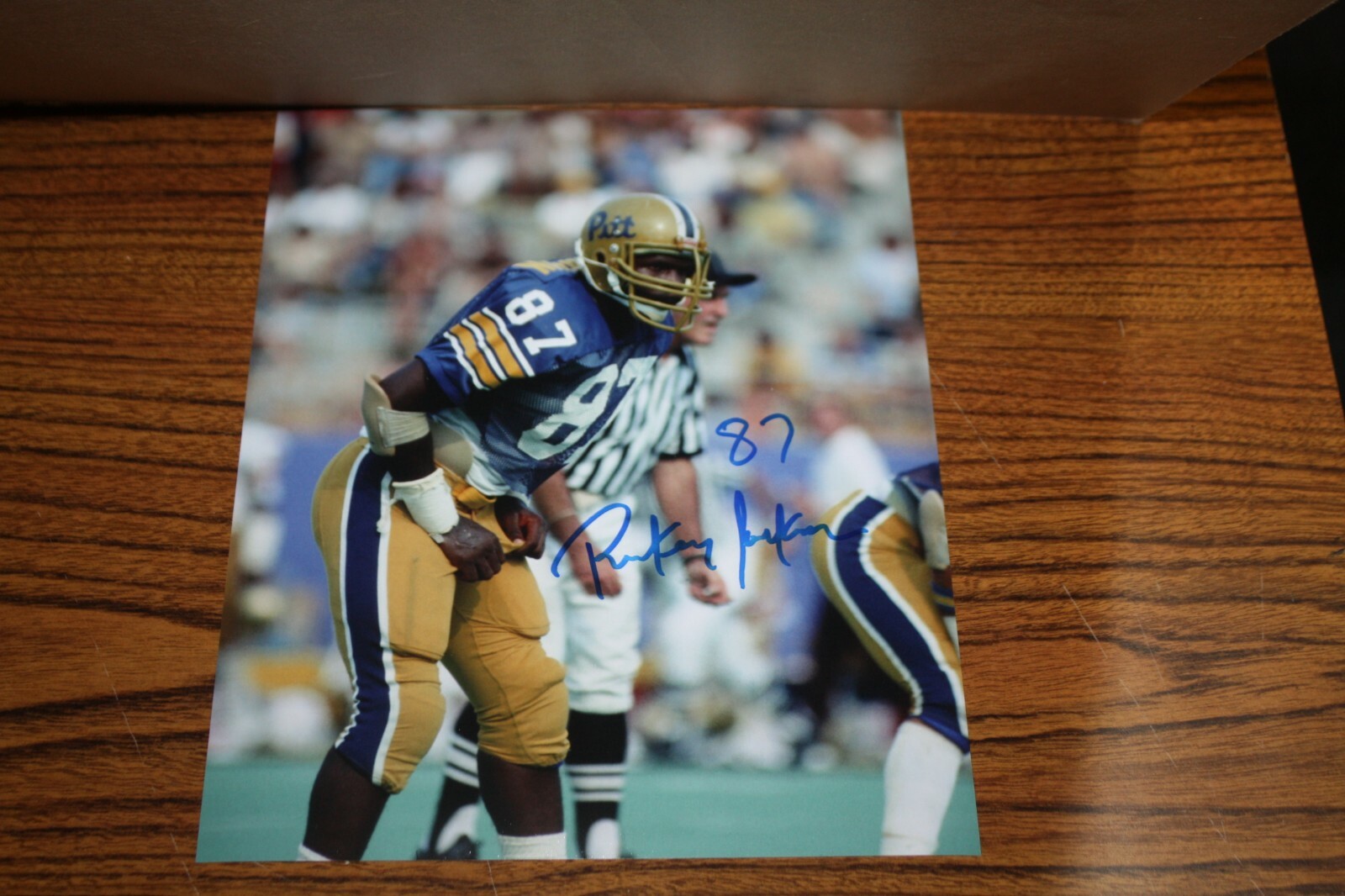 PITTSBURGH PANTHERS RICKEY JACKSON #87 SIGNED 8X10 ACTION PHOTO SAINTS ...