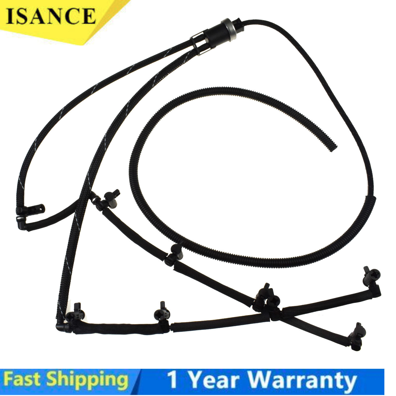 for GMC Chevrolet 2011-2016 LML LGH Fuel Injector Return Line Assembly ...