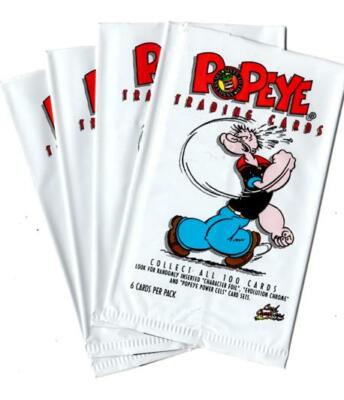 CARD CREATIONS - POPEYE THE SAILOR MAN (EMPTY) WAX PACK WRAPPERS - SET ...