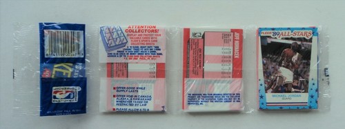 1989-90 Fleer Basketball RACK Pack UNOPENED Jordan Sticker | eBay