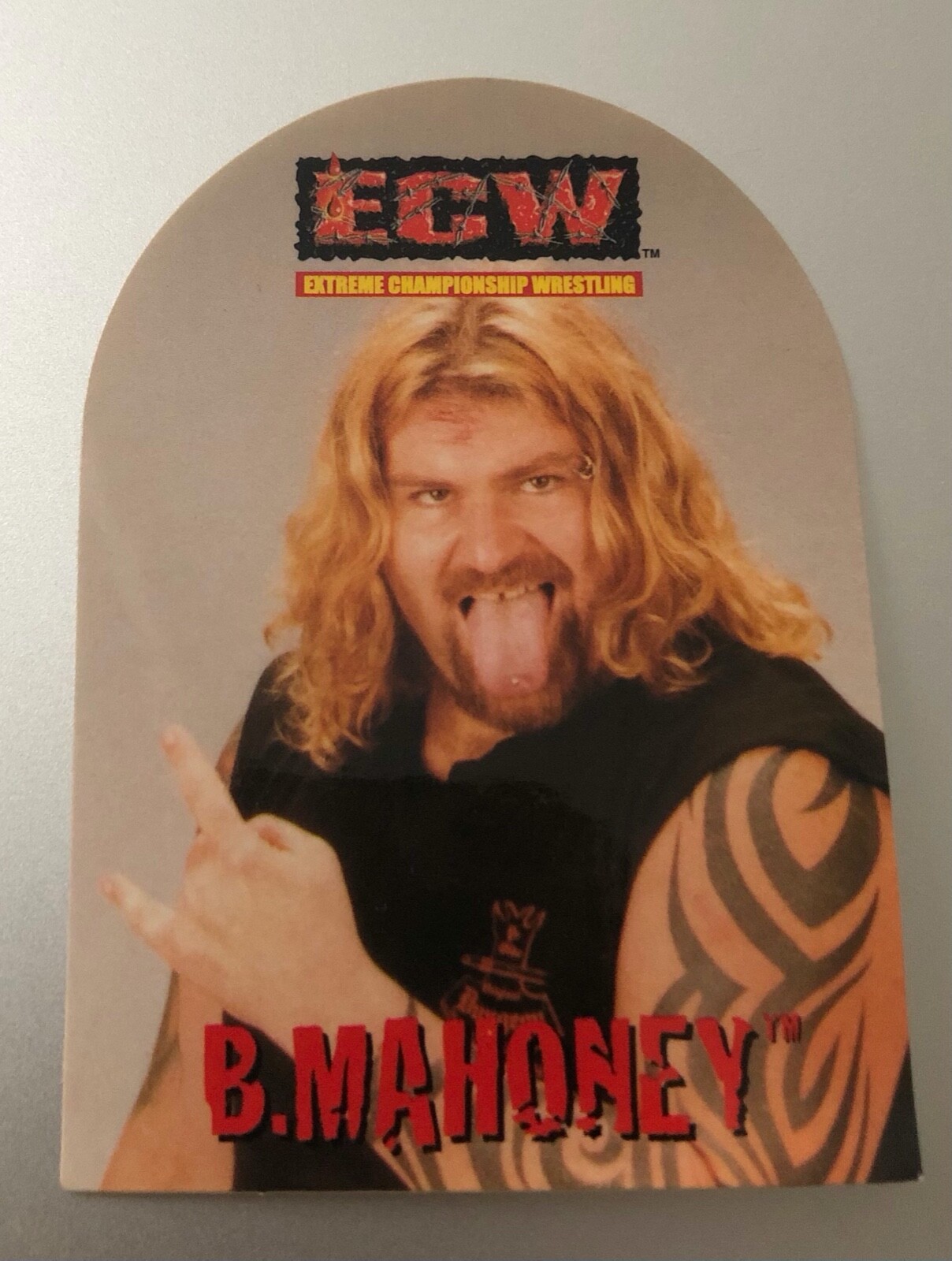 Vintage ECW Balls Mahoney Sticker 90s Extreme Championship Wrestling ...