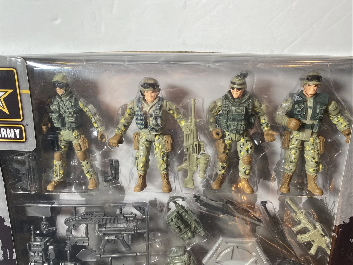 Excite Army Soldiers Action Figure Set, 15 Pieces