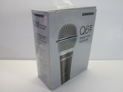 Samson Q6 Dynamic Vocal Microphone - (New in Box) | eBay