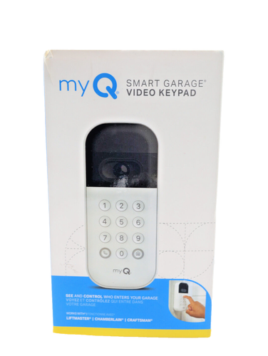 myQ Smart Garage Door Video Keypad with Wide-Angle Camera, Customizable ...