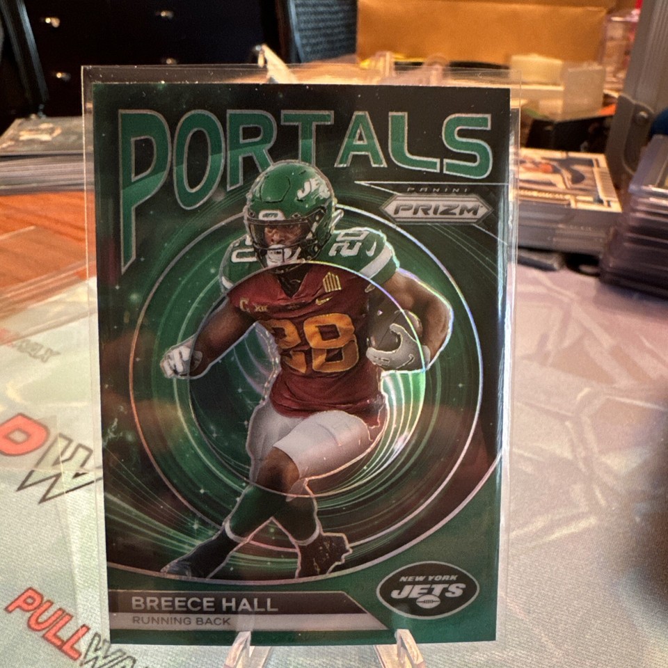 2023 Prizm Green Breece Hall Portals SP Color Match #PO-10 | eBay