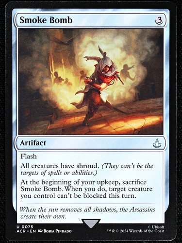 Magic TCG - Assassin's Creed - Smoke Bomb - 75 - Uncommon - Regular NM ...