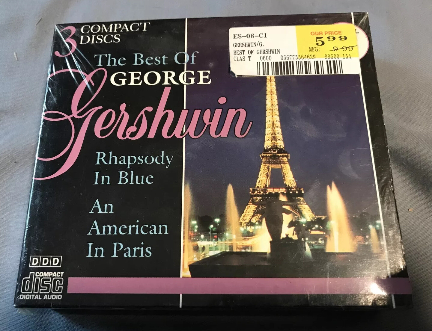Best of George Gershwin [Box] by George Gershwin (CD, Mar-2000, 3 Discs ...