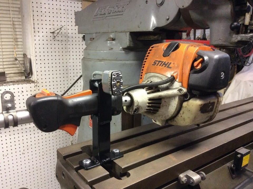 LOCKABLE Weedeater Rack Holder For Stihl Echo Husqvarna Redmax | eBay