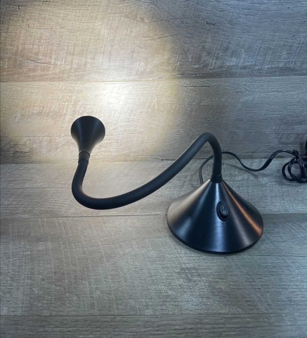 SUNBEAM Flexible Neck LED Desk LAMP Adjustable Light Energy Star (White ...