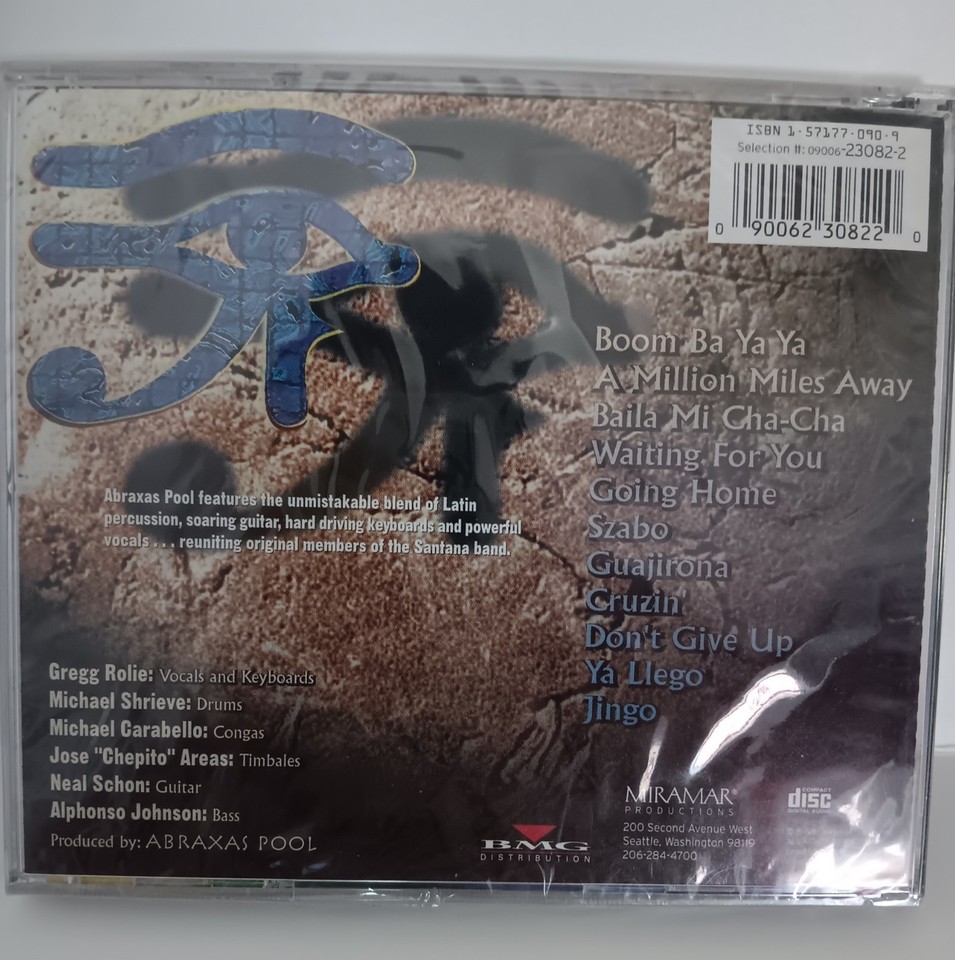 ABRAXAS POOL CD (New Sealed) Miramar Productions 1997- RARE & OOP | eBay