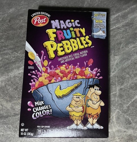 Magic Fruity Pebbles Cereal NEW (10 Oz Box) LIMITED LeBron James Lakers ...