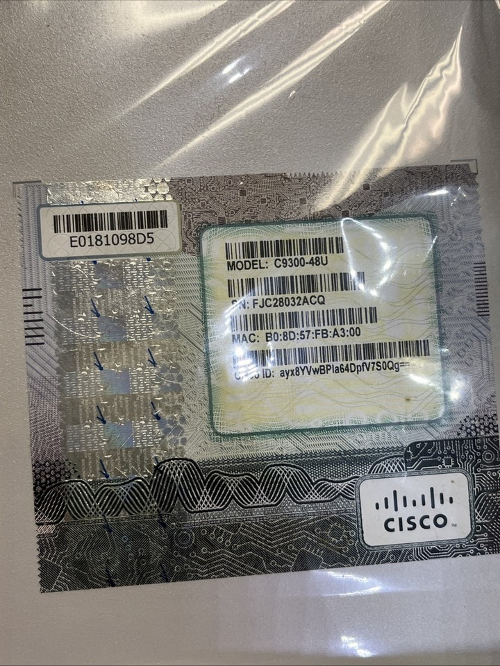 Cisco C9300-48U Catalyst 9300 48-Port UPOE Network Switch | eBay