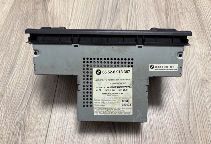 BMW 5 7 Series E39 E38 E53 Board Monitor Navigation Radio Display 16:9 ...